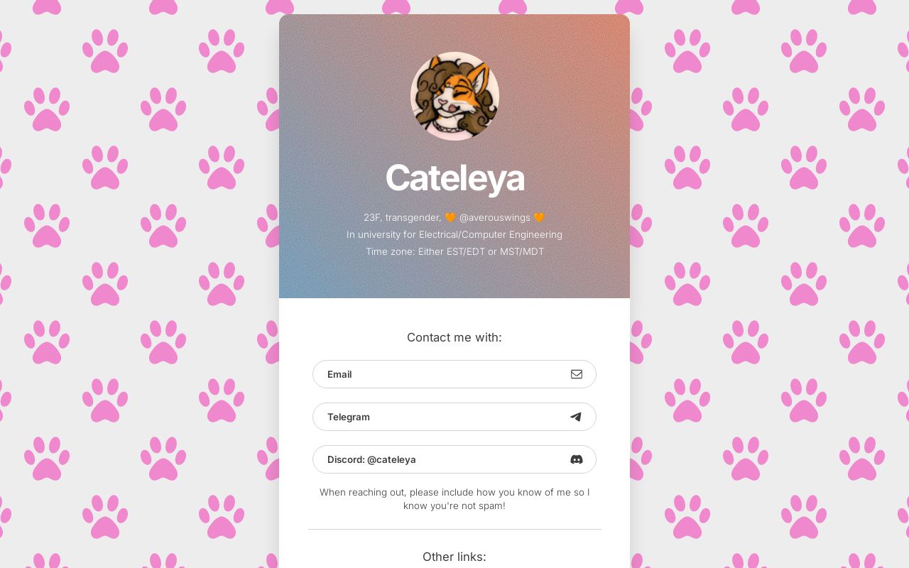 Cateleya - carrd